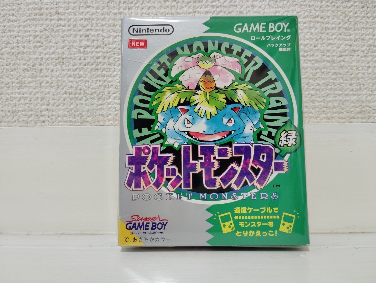 【目立った傷や汚れなし】準美品・箱説マップ付き GB ゲームボーイ ポケットモンスター緑 GAMEBOY Pokemon Green 初期 初代 1996年発売の落札情報詳細 - Yahoo ...