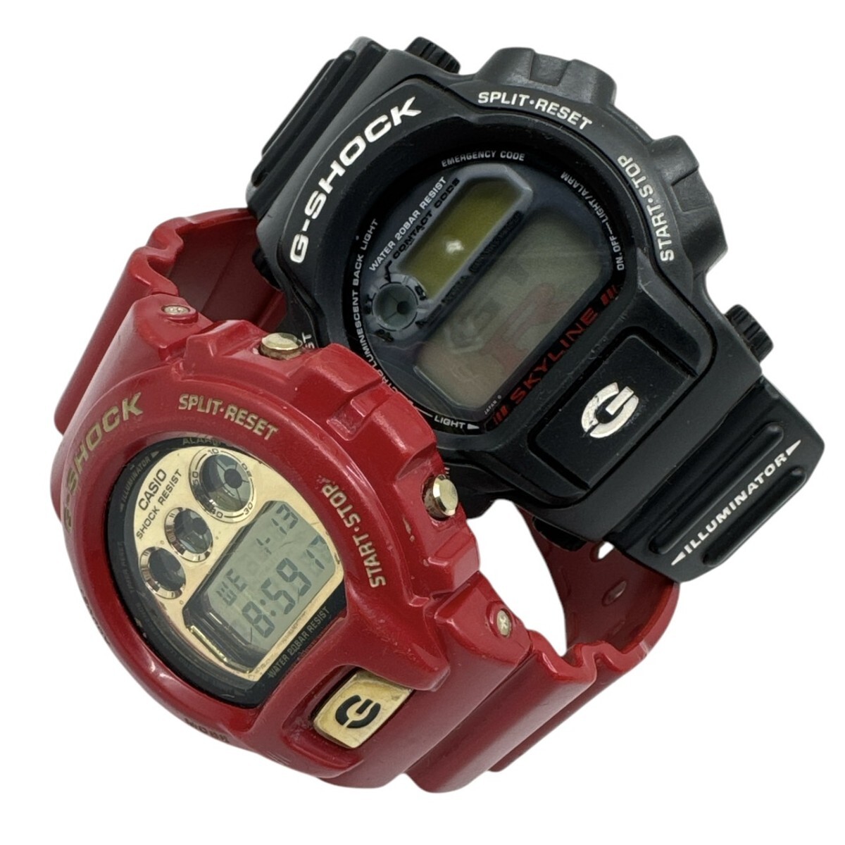 【未使用】新品 CASIO カシオ G-SHOCK ジーショック 腕時計 DW-5600MS-1 クオーツ デジタル スクエア 四角 レッドアイ ブラック コレクション 箱付きの落札情報詳細 ...
