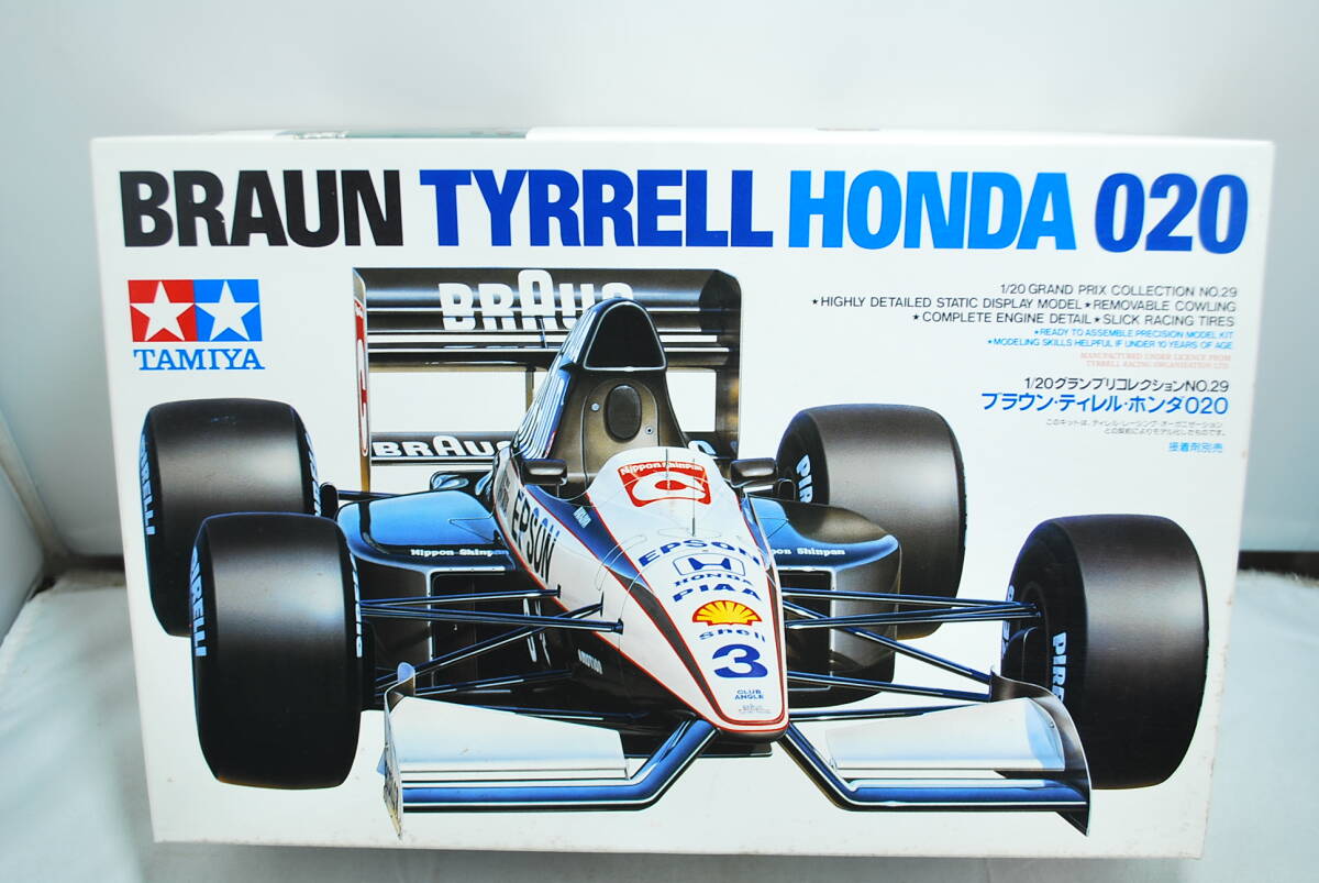 【未使用】 希少！未開封 タミヤ 1/20 F1 BRAUN （ブラウン） ティレル ホンダ 020 エンジン付 中嶋悟/モデナ ① の落札 ...