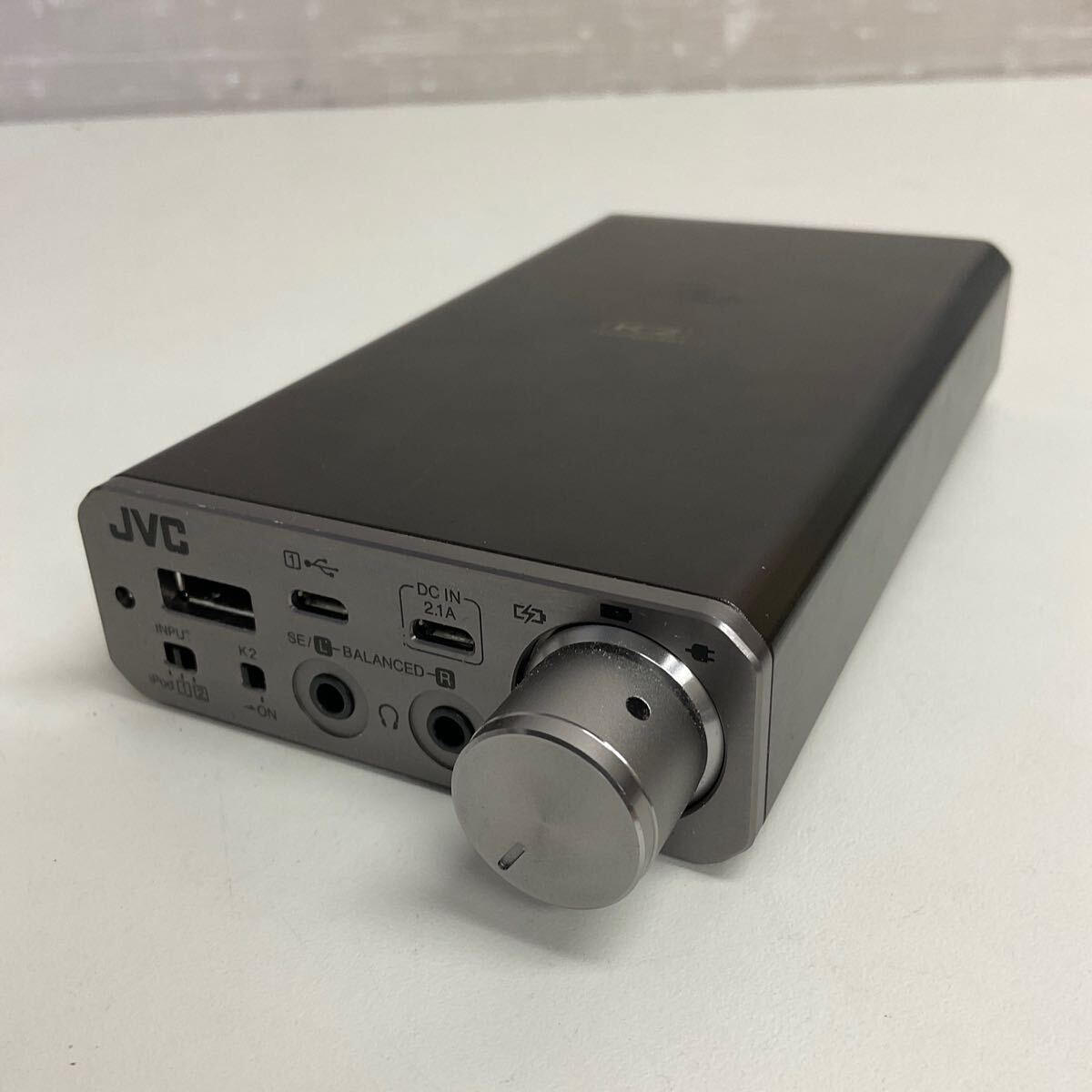 【やや傷や汚れあり】営YY09-60Y JVC KENWOOD ケンウッド ポータブルヘッドホンアンプ SU-AX01 2017年製 音響機器 ...