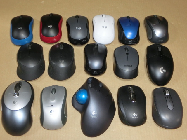 【全体的に状態が悪い】loji Logicoolロジクール マウス16個 M185 M220 M235 M280 M325 M336 G304 M507 M-RAJ89A M-RBY125 ...
