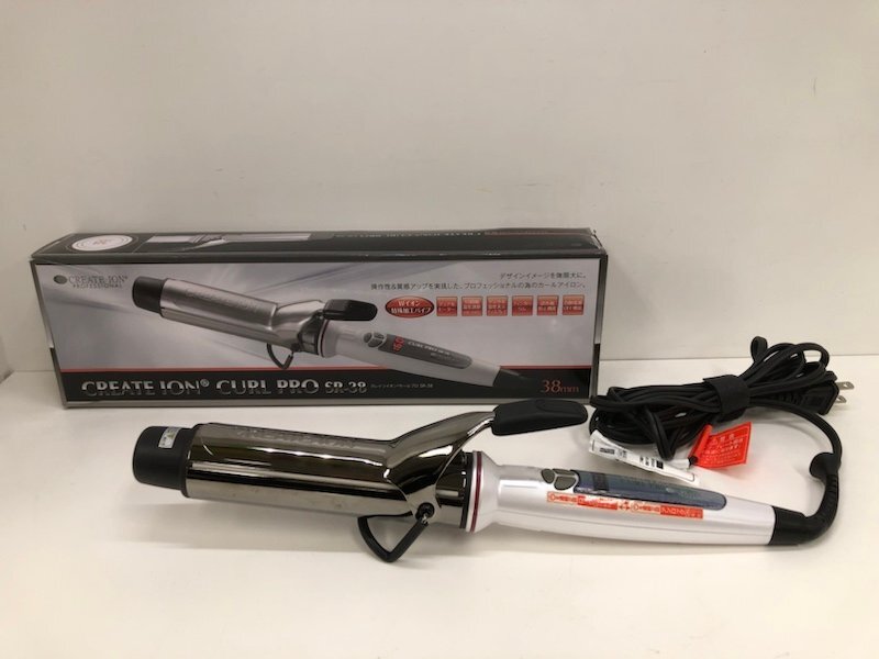 【やや傷や汚れあり】CREATE ION クレイツイオン カールプロ SR-38 直径38mm カールアイロン CURL PRO 241211SK190377の落札情報詳細 - Yahoo ...