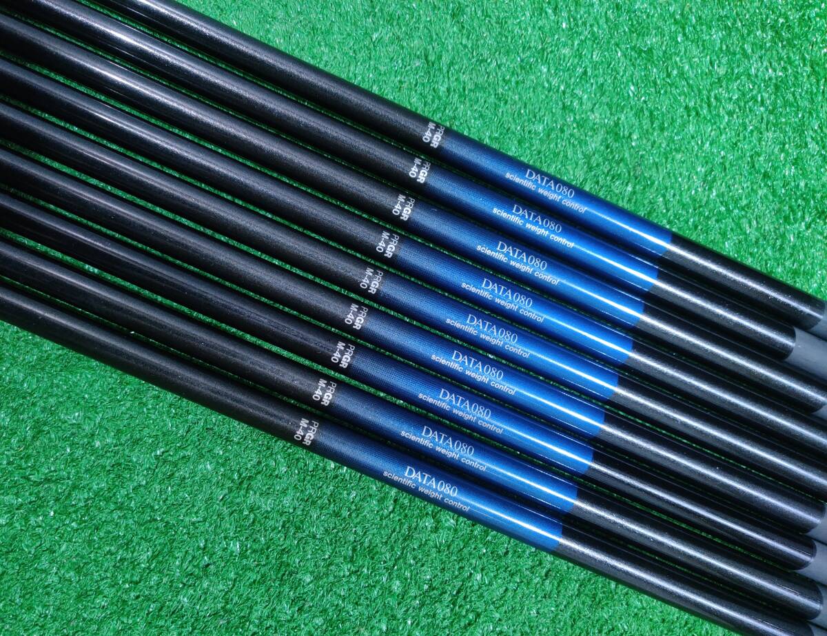 【傷や汚れあり】ウェイトフロー・番手別設計 プロギア DATA080カーボン #3-PW,AW(SW) 9本 M-40(SR) .370 すべてフローのスペシャル設計3I-SWの落札情報詳細 ...