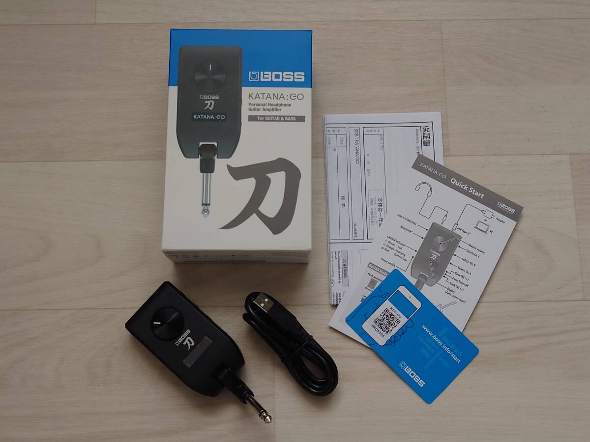 【未使用に近い】BOSS KATANA GO (ボス 刀 GO)/ ギター・ベース用ヘッドホンアンプの落札情報詳細 - Yahoo ...