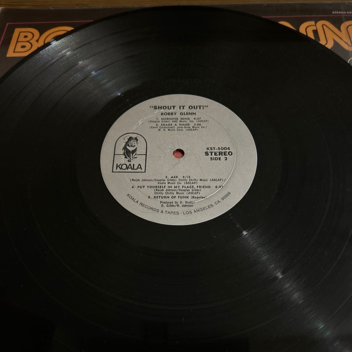 【目立った傷や汚れなし】BOBBY GLENN shout it out レコード LP オリジナル originalの落札情報詳細 ...