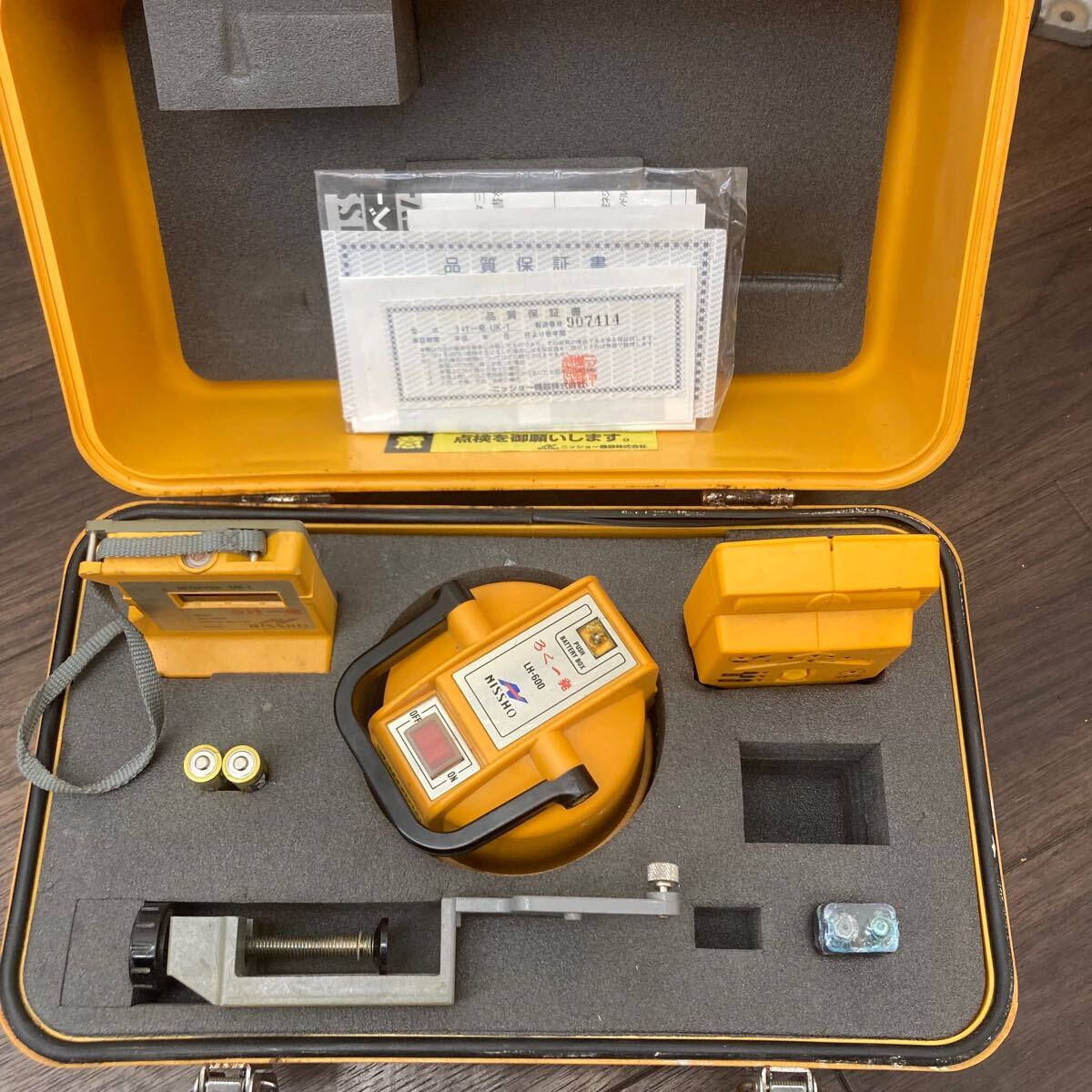 【全体的に状態が悪い】NISSHO ロボライン LH-600 本体＋受講器付き レーザー 中古品 欠品あり ANの落札情報詳細 - Yahoo!オークション落札価格検索 オークフリー