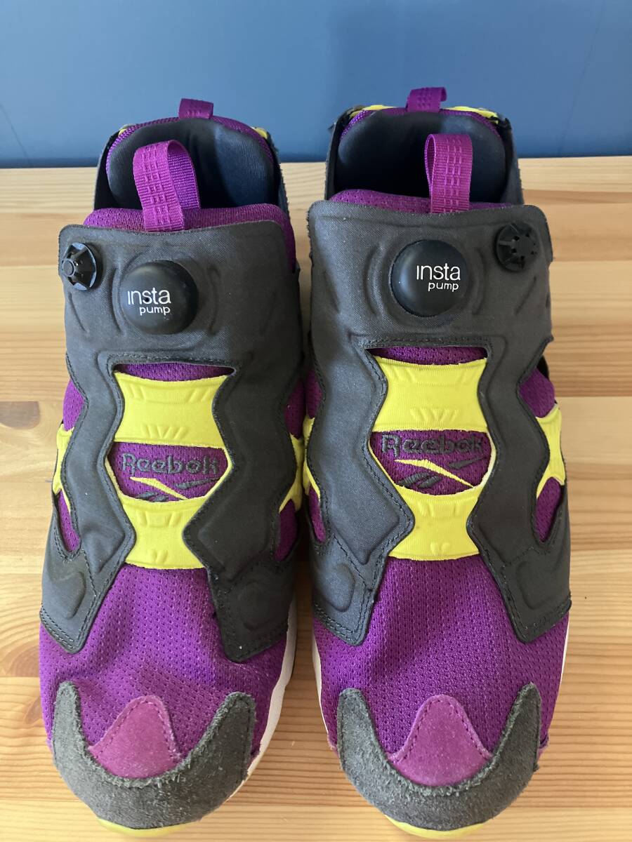 【目立った傷や汚れなし】Reebok INSTA PUMP FURY リーボック インスタ ポンプフューリー メンズ 28cm 10 inch パープル×イエロー 紫×黄の落札情報詳細 ...