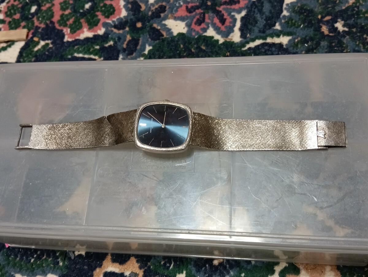 【全体的に状態が悪い】K18 18k 67g パラジウム 稼働品 オーデマピゲ メンズ手巻 AUDEMARS PIGUET GENEVE アンティーク時計 ヴィンテージ時計 腕時計の落札情報 ...