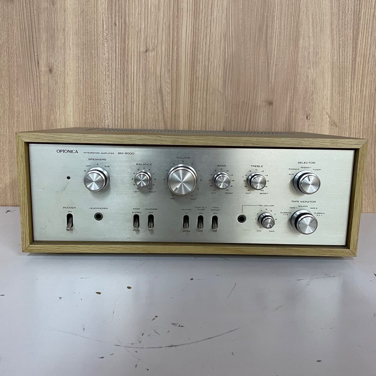 【やや傷や汚れあり】【C-3】 Optonica SM-2000 プリメインアンプ 通電可 オプトニカ 現状品 2822-183の落札情報詳細 - Yahoo!オークション落札価格検索 オークフリー