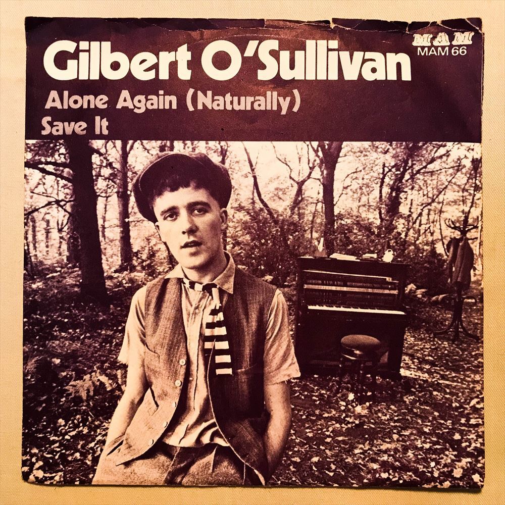 ★GILBERT O'SULLIVAN / ALONE AGAIN ★ 8cm CDシングル【中古美品】ギルバート・オサリバン/アローン ...