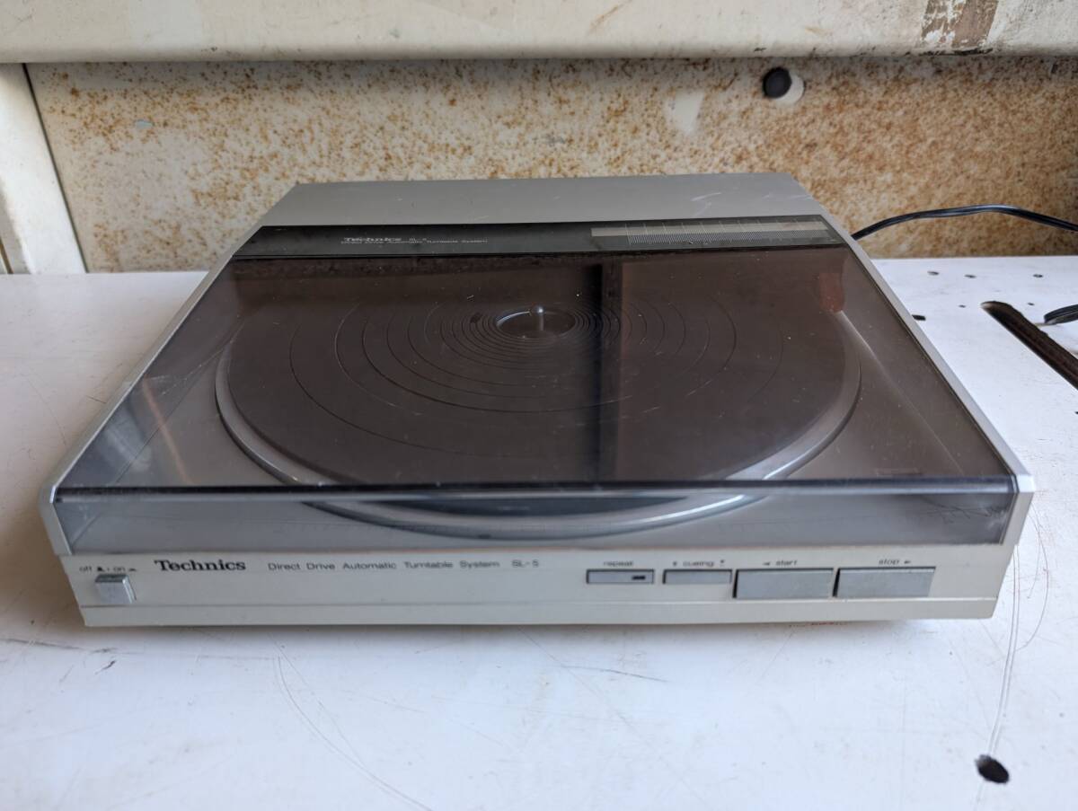 【やや傷や汚れあり】Y563 Technics テクニクス SL-5 DDフルオートプレイヤーシステム レコードプレイヤー 日本製 ターンテーブルの落札情報詳細 - Yahoo!オークション ...