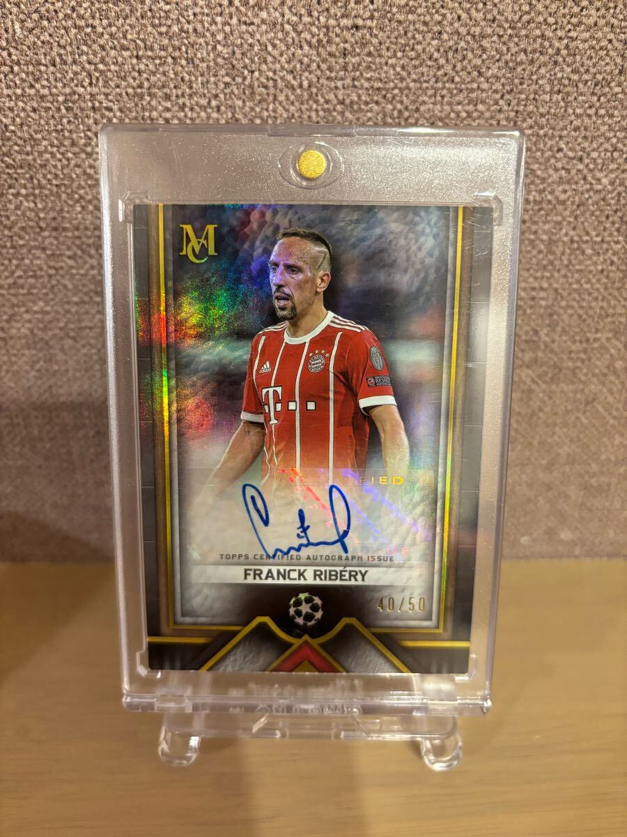 【未使用に近い】50枚限定 フランク リベリー Topps Museum Collection UEFA Champions League Soccer 50シリFranck Ribry ...