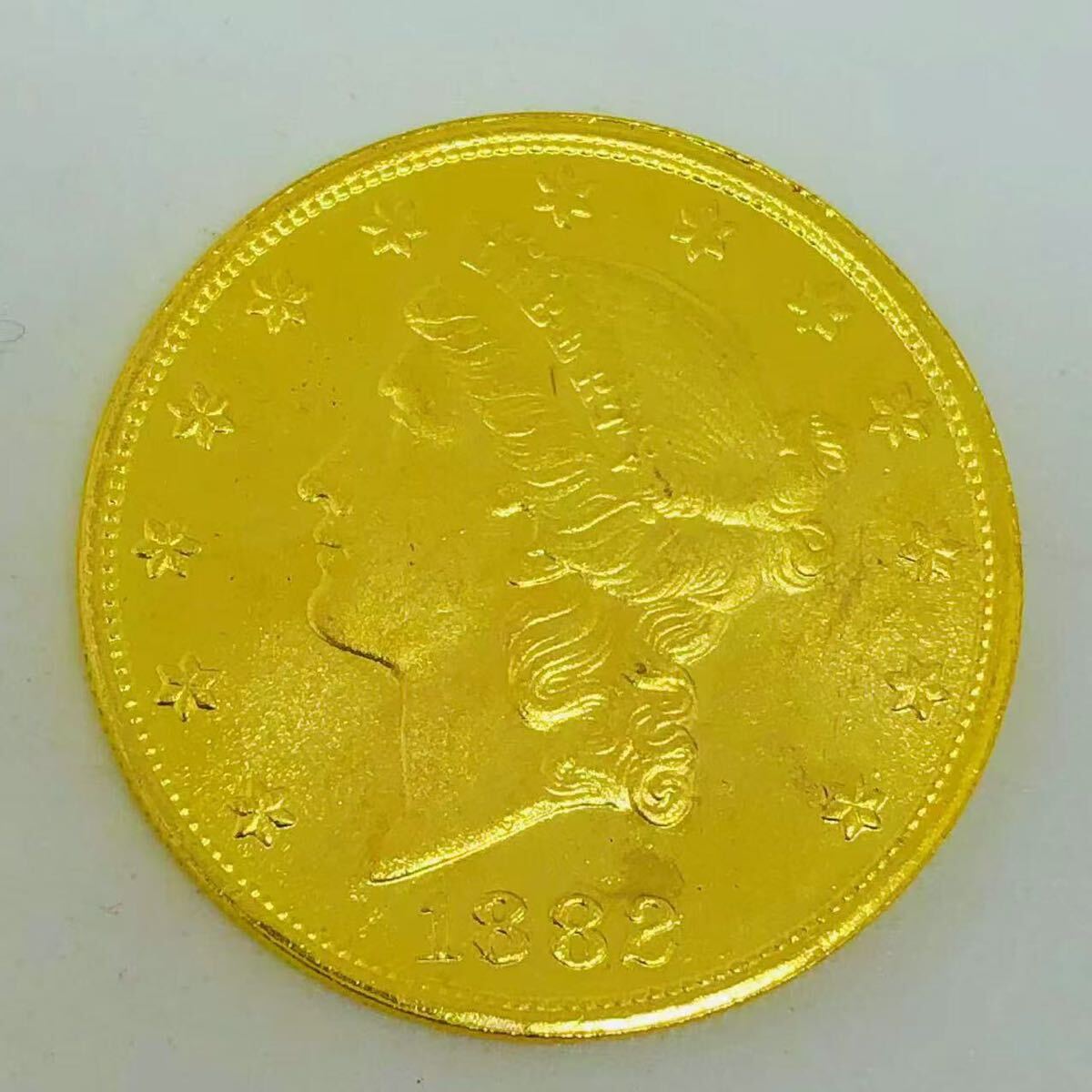 【やや傷や汚れあり】古銭 金貨 アメリカ 硬貨 1882 自由の女神 コイン イーグル コレクション 20ドルC241の落札情報詳細 - Yahoo!オークション落札価格検索 オークフリー