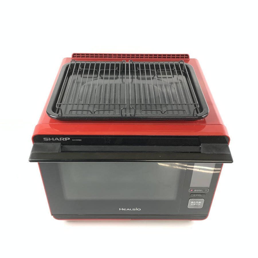 【傷や汚れあり】SHARP シャープ ヘルシオ AX-XW500-R ウォーターオーブン 2018年製 50Hz/60Hz共用トレイ/調理網x2付き＊簡易検査品の落札情報詳細 - Yahoo ...