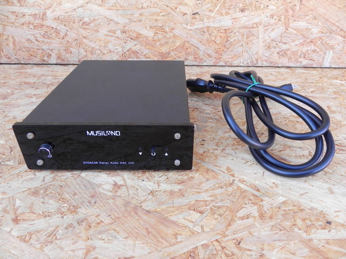 【目立った傷や汚れなし】MUSILAND SVDAC06 Stereo Audio DAC Unit D/Aコンバーター 超高音質 ヘッドホン ...