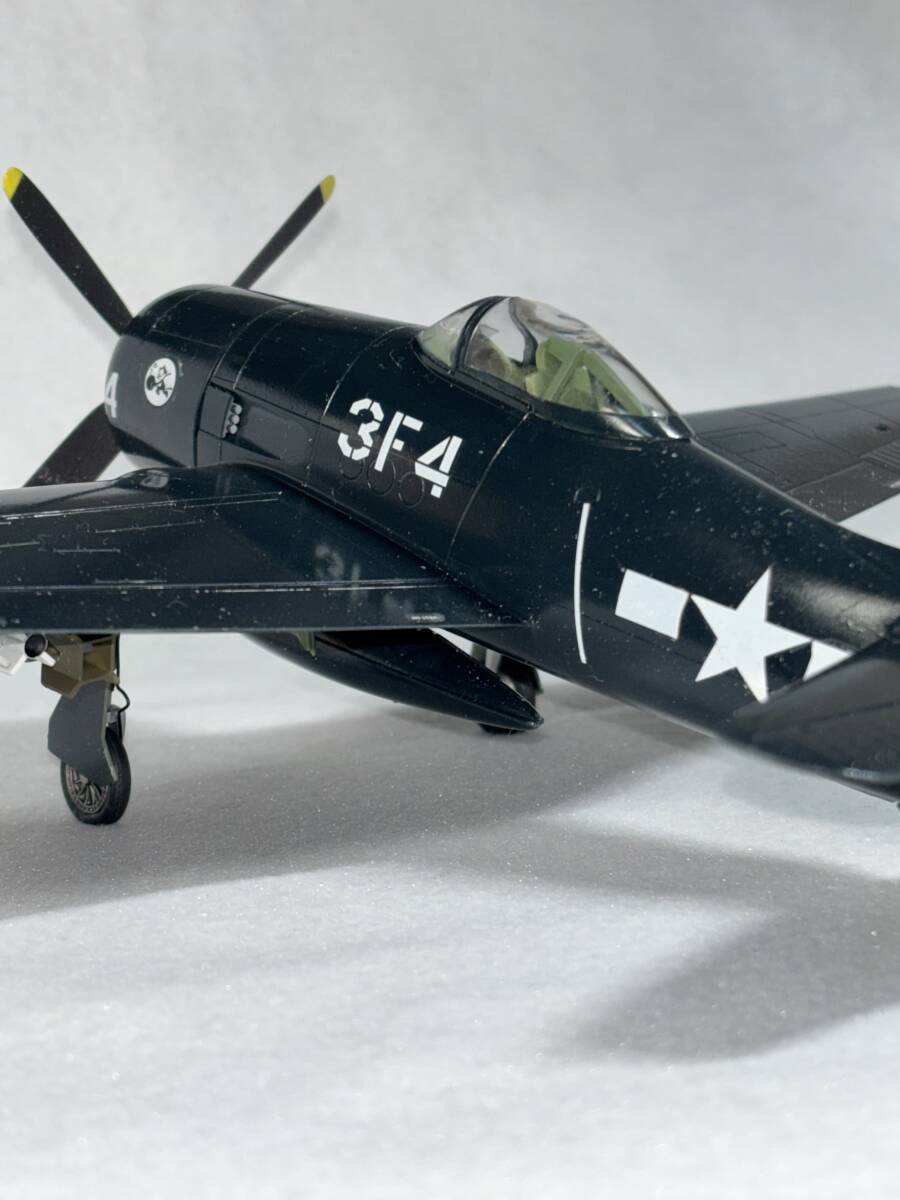 【目立った傷や汚れなし】1/48 グラマン F8F-1 ベアキャット プラモデル完成品の落札情報詳細 - Yahoo!オークション落札価格検索 オークフリー
