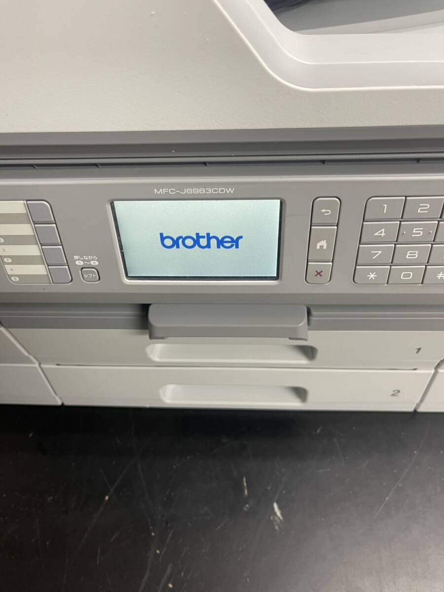 【傷や汚れあり】ブラザー brother インクジェット複合機 A3 MFC-J6983CDW 現状品 (N70303_12_h)の落札情報詳細 - Yahoo!オークション落札価格検索 オークフリー