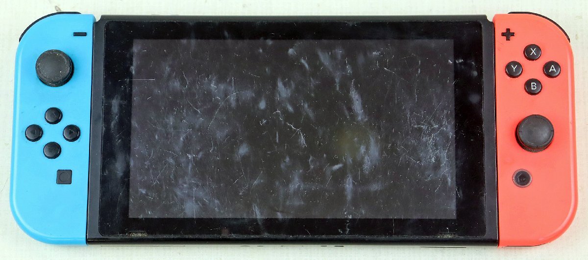 【全体的に状態が悪い】S★ジャンク品★ゲーム機 『Nintendo Switch HAC-001 本体・Joy-conのみ』 (R)ネオンレッド/(L)ネオンブルー ※キズ多数ありの落札情報 ...