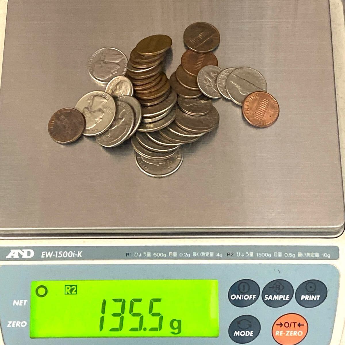 【傷や汚れあり】 NO.250228 アメリカ USA 硬貨 1セント 5セント 10セント 25セント まとめ コレクション 総重量約135gの落札情報詳細 - Yahoo!オークション落札 ...