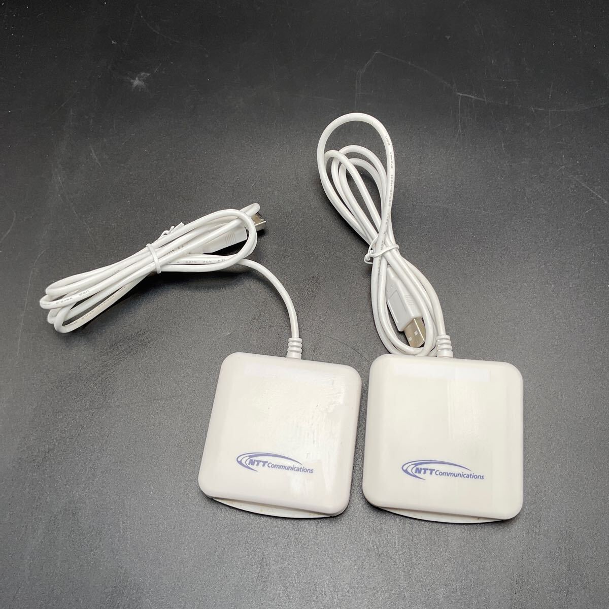 【やや傷や汚れあり】 (D311）ICカードリーダー USBタイプ NTT Communications ACR39U-U1 2個セット （米 ...