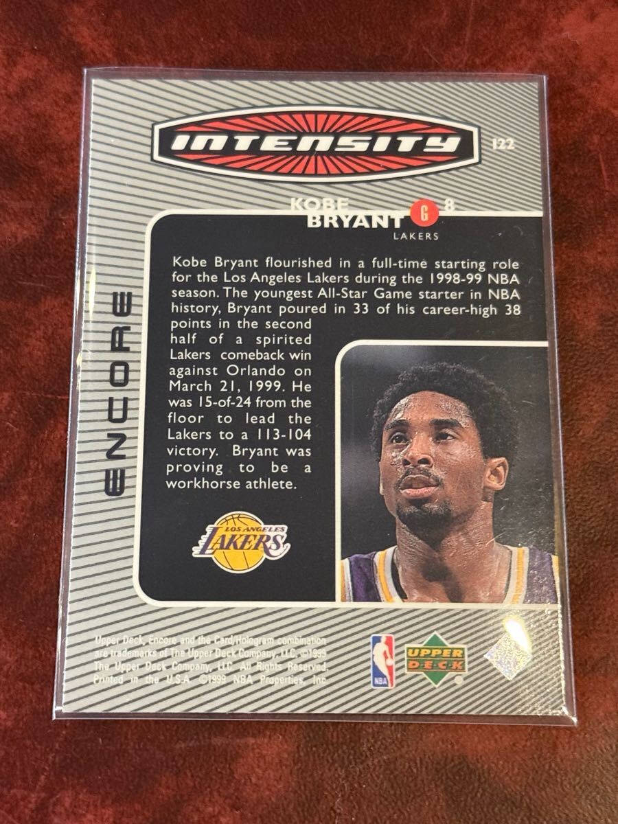 【目立った傷や汚れなし】【Kobe bryant】98-99 upperdeck ENCORE intensity ★NBAカード★の落札情報 ...
