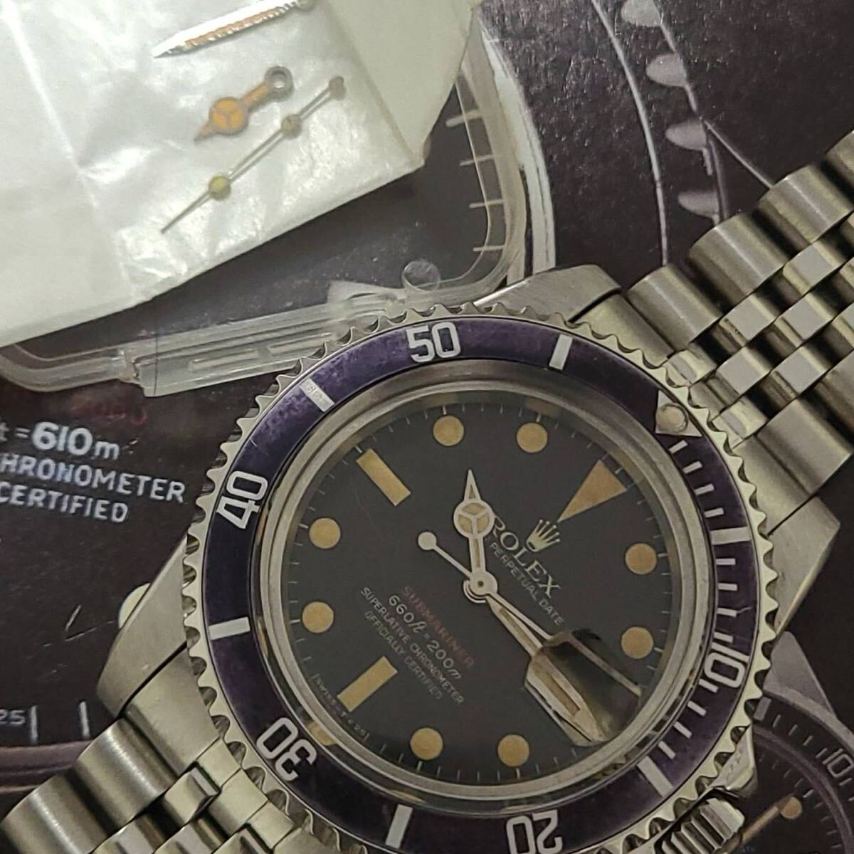 【目立った傷や汚れなし】ロレックス Ref.1680 オリジナル対応パーツ一式 オマケ付の落札情報詳細 - Yahoo!オークション落札価格検索 オークフリー