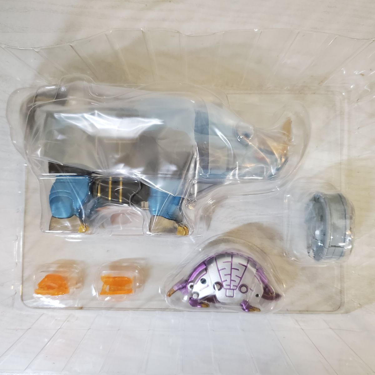 【傷や汚れあり】 C373【送60】1円～ 百獣戦隊ガオレンジャー パワーアニマルシリーズ5 ガオライノス ＆ ガオマジロの落札情報詳細 ...