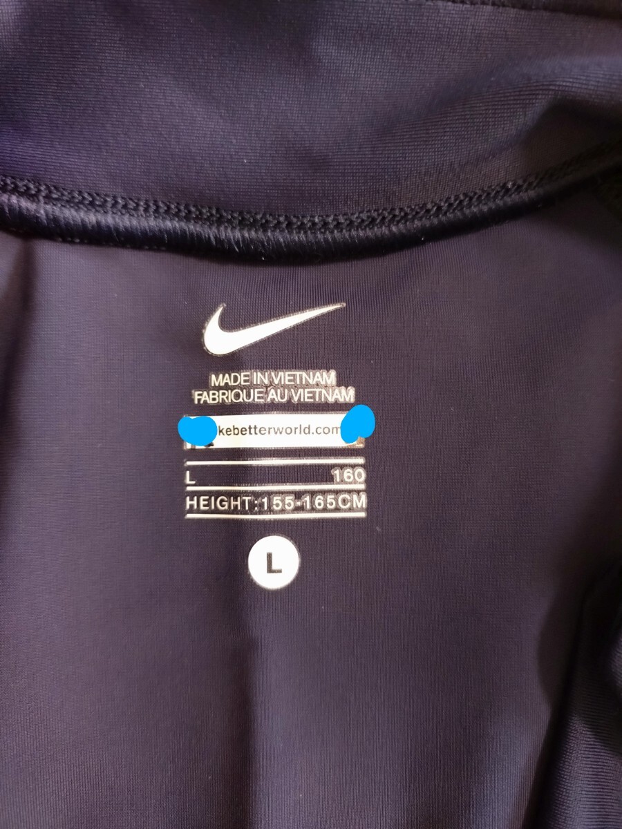 【未使用】【送料無料】 ラッシュガード 長袖 160 NIKE 紺 ライン（水色）※記名ありの落札情報詳細 - Yahoo!オークション落札価格検索 オークフリー