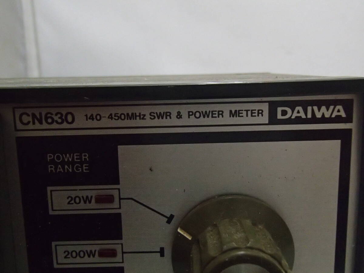 【全体的に状態が悪い】 #69507 【中古現状品】 ダイワ DAIWA 無線機 CN630 140～450MHz(SWR・POWER計 ...