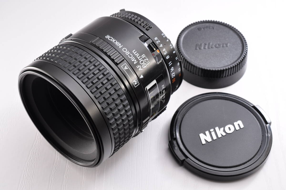 【目立った傷や汚れなし】Nikon AF MICRO NIKKOR 60mm F2.8 60/1:2.8 ニコン Ai AF マイクロニッコール マクロレンズ AFレンズ #2191の落札情報 ...