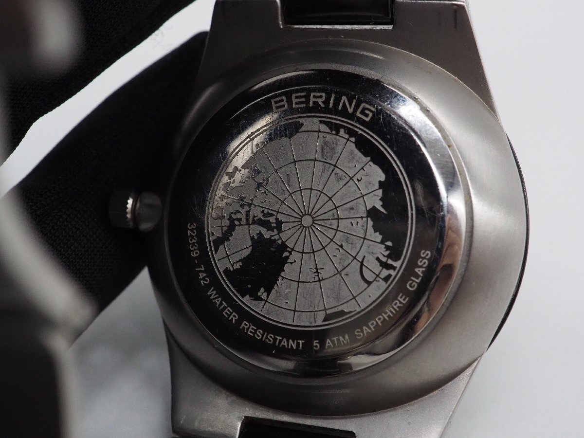 【やや傷や汚れあり】BERING ベーリング 32339-742 ブラック文字盤 QZ デイデイト 腕時計 キングラム[fnk]の落札情報詳細 ...