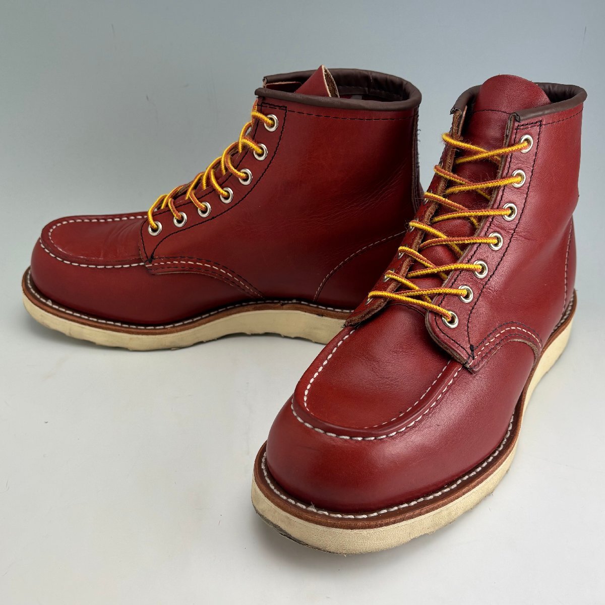 【目立った傷や汚れなし】美品 RED WING 四角犬タグ 復刻 8875 アイリッシュセッター ブーツ 赤茶 オロラセット レッドウィング US7.5E 25.5cmの落札情報詳細 ...