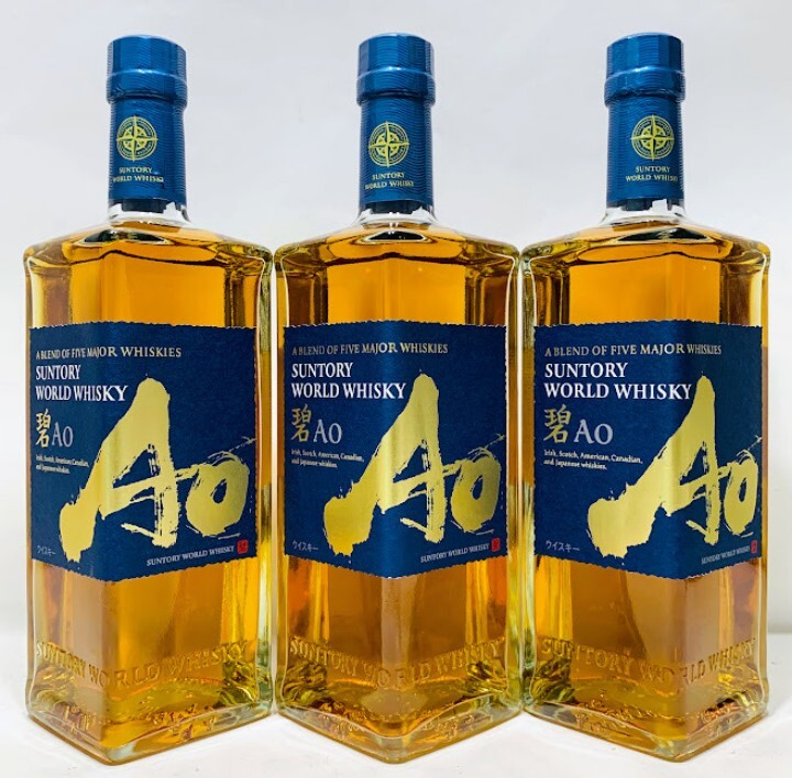 【未使用】 未開封 3本セット サントリー / SUNTORY ワールドウイスキー 碧 Ao 700ml / 43% の落札情報詳細 - Yahoo!オークション落札価格検索 オークフリー