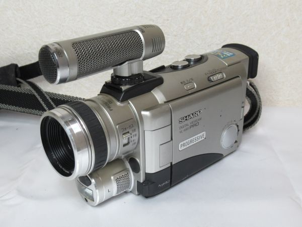【やや傷や汚れあり】【動作確認済み】SHARP / シャープ DIGITAL VIEWCAM VL-MR1 PRO デジタルビデオカメラ ...