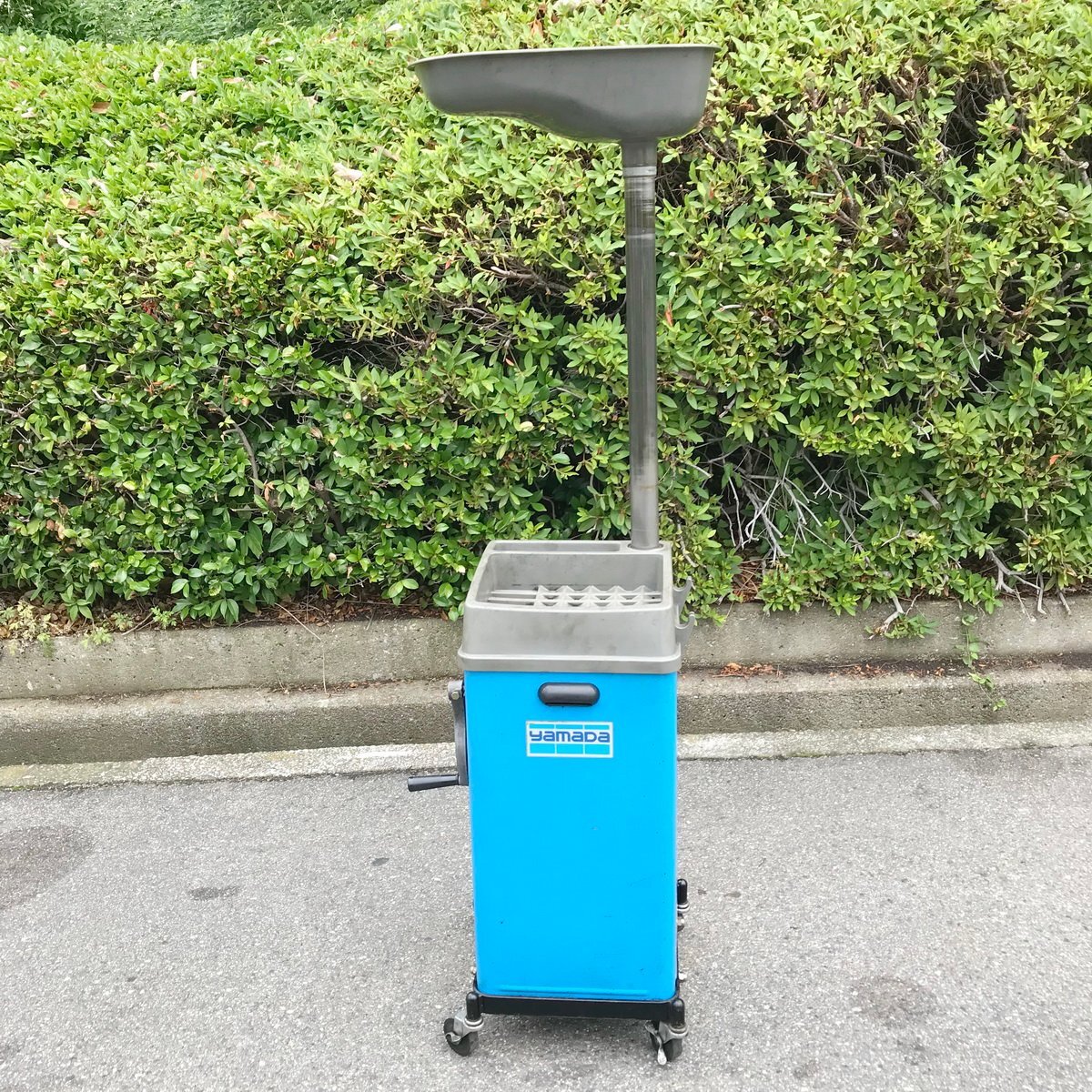 【傷や汚れあり】増飯o515 ヤマダ 山田 ウェイストオイルドレーナー『OD-70PG』オイルドレン 無段高さ調整 最低位103cm～最高位 ...