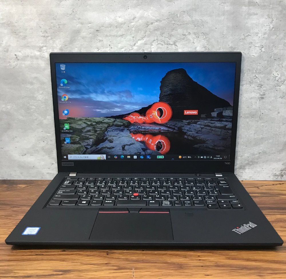 【やや傷や汚れあり】1円～ LENOVO ThinkPad T490 / Core i7 8565U (1.80GHz) / メモリ 16GB / NVMe SSD 1TB / 14型 ...