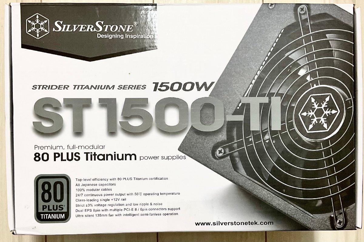 【やや傷や汚れあり】qj15 SilverStone SST-ST1500-TI 1500W 80PLUS Titanium認証 電源ユニットの落札情報詳細 - Yahoo!オークション落札 ...