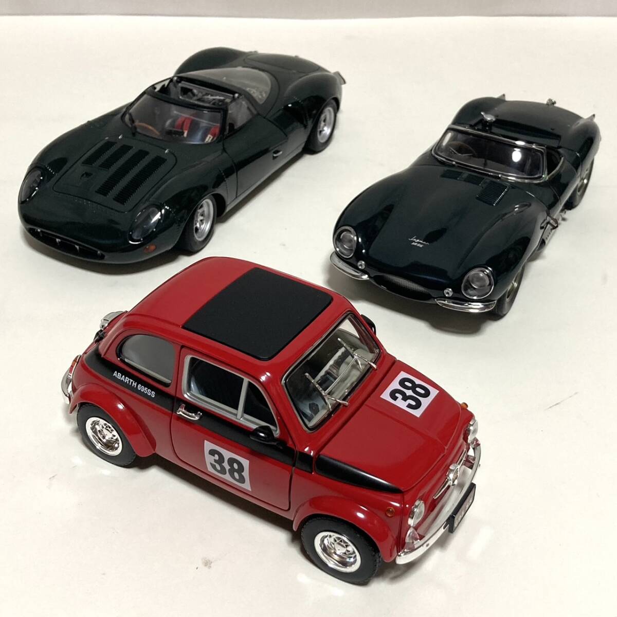 【目立った傷や汚れなし】TF6中古ミニカー1/18まとめAUTOartオートアートJaguarジャガーXJ13XKSSロードRoad ...