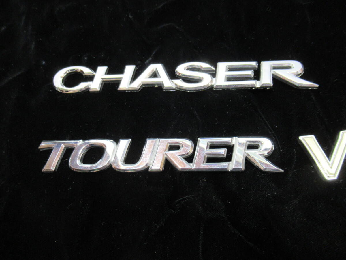 【目立った傷や汚れなし】送料無料/TOYOTA/トヨタ/チェイサー/TOURER V CHASER/リア エンブレム/2000円売切の落札情報詳細 - Yahoo!オークション落札価格検索 ...