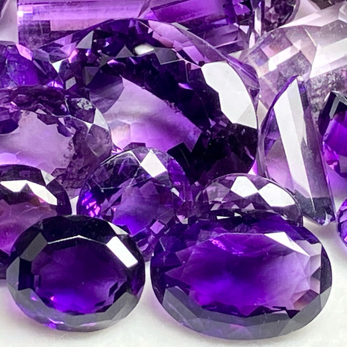 【やや傷や汚れあり】1円〜!!〔天然アメジストおまとめ502ct〕m 約100.4g ルース 裸石 宝石 ジュエリー jewelry アメシスト amethyst w2め1の落札情報詳細 ...