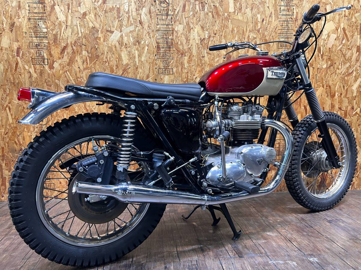 【やや傷や汚れあり】実働！初年度登録：昭和62年 T140 ボンネビル / TIGER TR5 TR6 TR6C TR7 T100 T110 ...