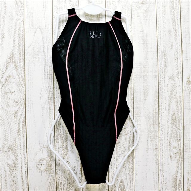 【目立った傷や汚れなし】BE3-X62☆//ELLEエル♪競泳水着*Lサイズ☆超つやっつやのサイドブラック＆ピンクステッチ※一番安価な送料はゆうパケットなら250円の落札情報詳細 ...