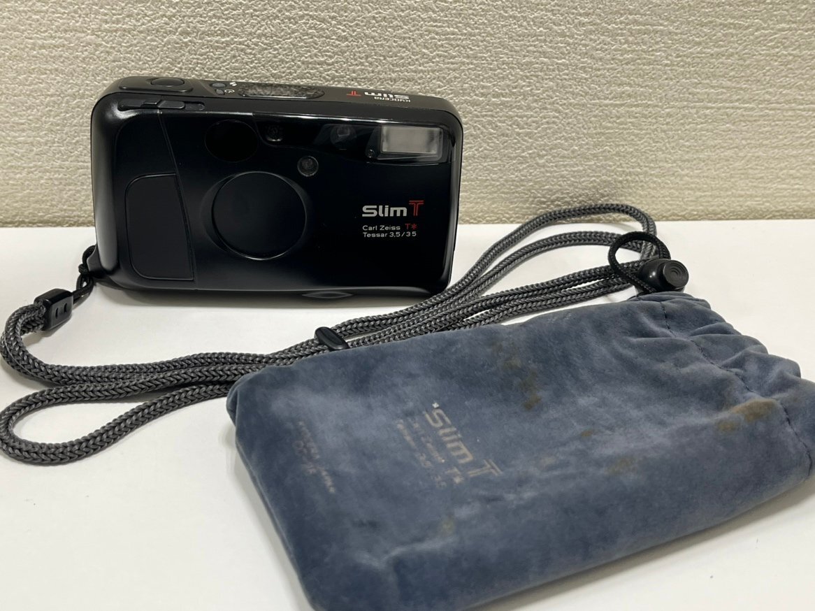 【傷や汚れあり】【ART96453】1円～ KYOCERA SlimT 京セラ スリムT コンパクトフィルムカメラ 光学機器 コレクション ...