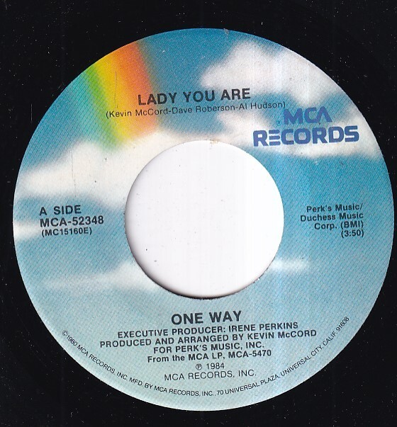 【やや傷や汚れあり】One Way - Lady You Are / Can't Get Enough Of Your Love (A) SF ...