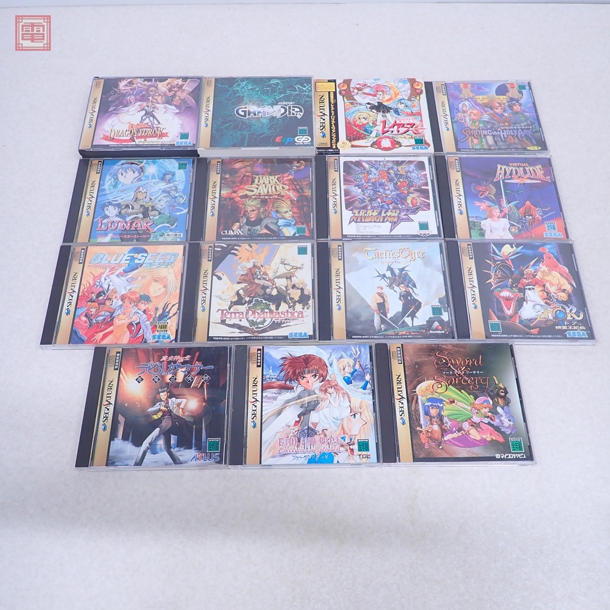 【傷や汚れあり】SS セガサターン 魔法騎士レイアース/トア/ソード&ソーサリー/スーパーロボット大戦F 等 RPG系 まとめて 15本セット 箱説付 ダブりなし【10の落札情報詳細 ...