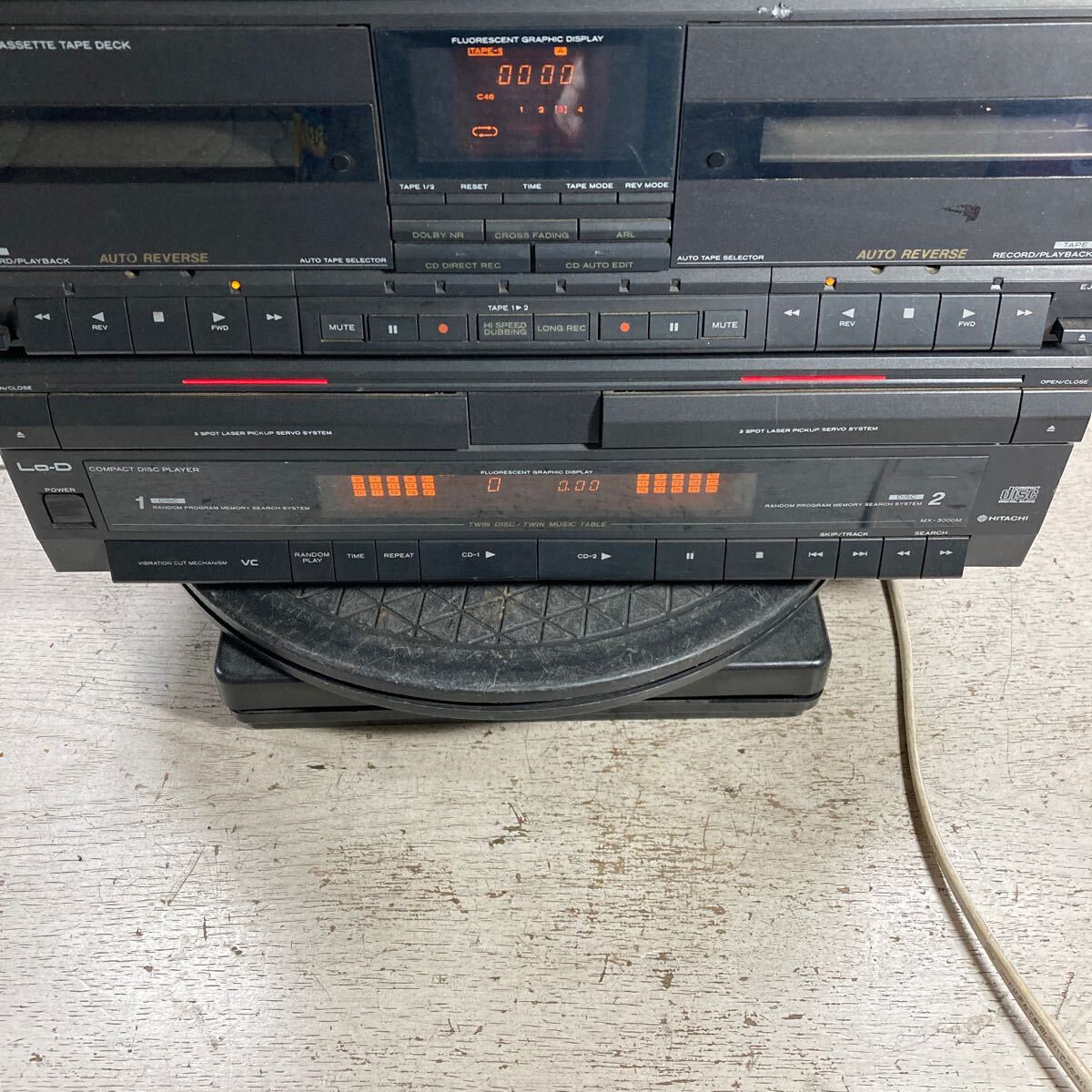 【傷や汚れあり】MYM7-613 激安 Lo-D STEREO CASSETTE RECEIVER MX-3000M 通電、電源オン、オフOK 中古現状品 ※3回再出品で処分の落札情報詳細 ...