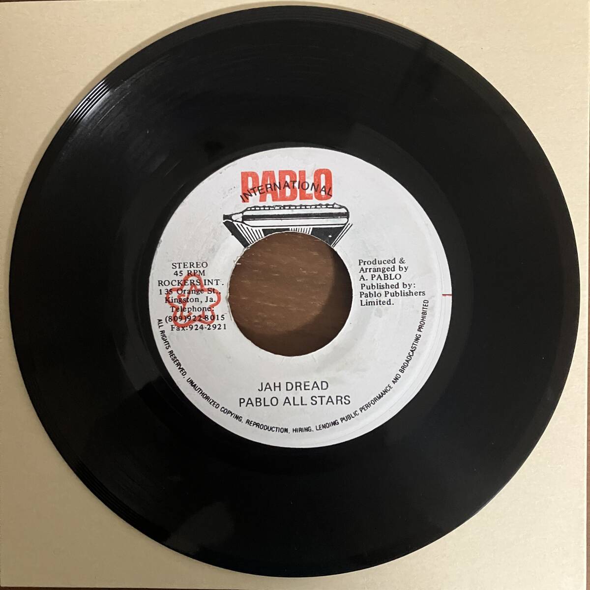 【やや傷や汚れあり】♪ 7” WHO SAY JAH NO DREAD / JACOB MILLER (PABLO INTERNATIONAL ...