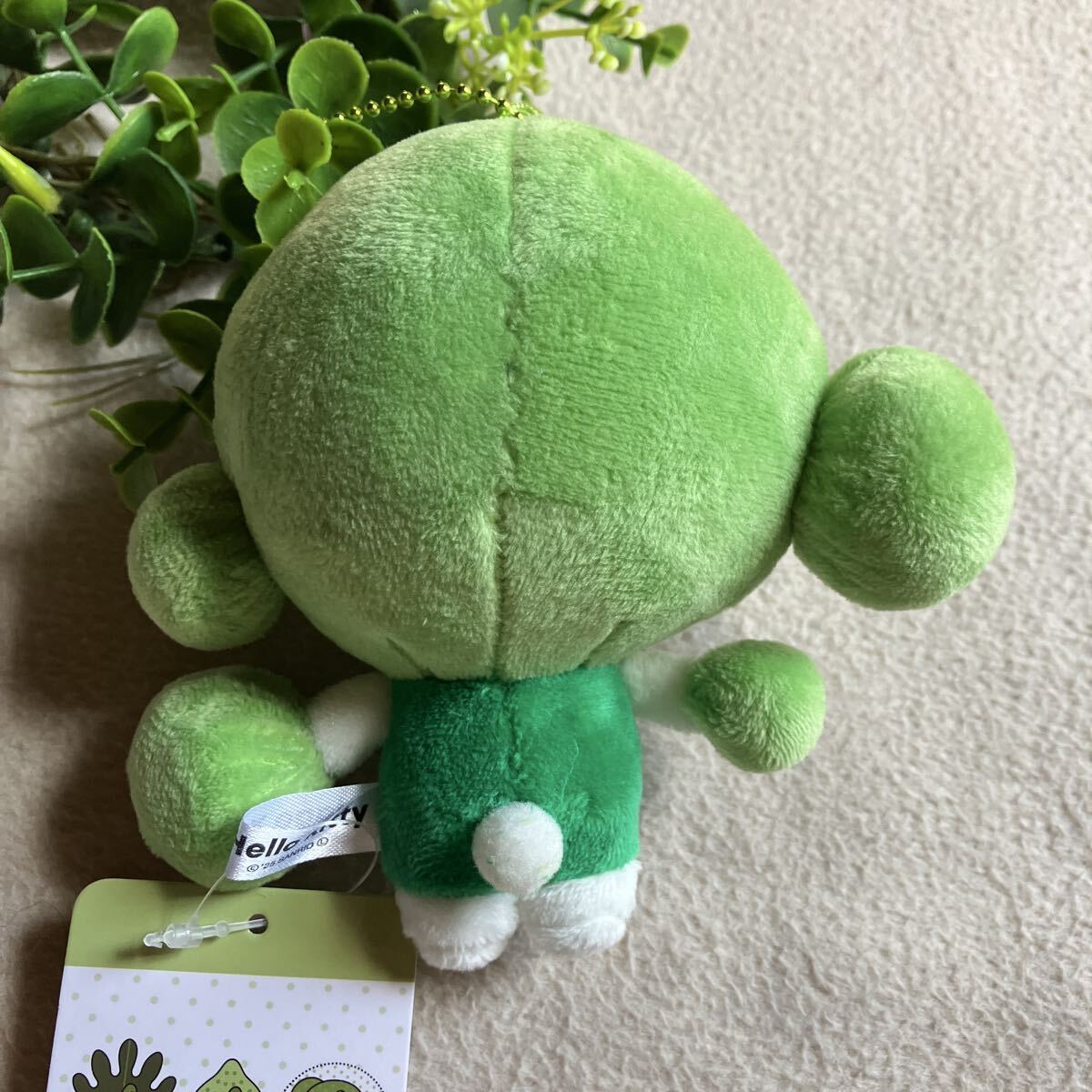 【未使用】★新品★万博 Algae×Hello Kitty 藻 キティ チェーン付 ぬいぐるみ/マスコット 日本館 パビリオン 限定 2025 ...