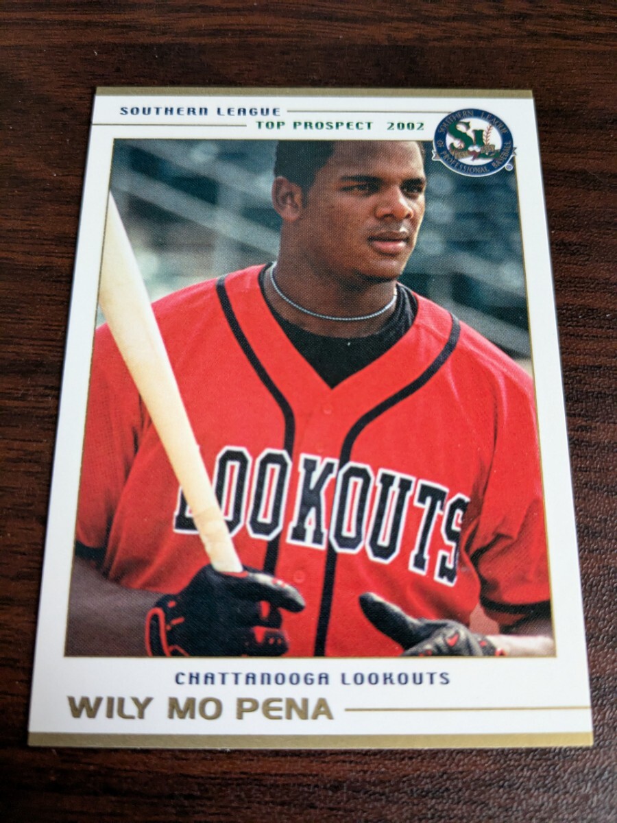 【目立った傷や汚れなし】来日外国人 2002 Southern League Top Prospects Wily Mo Pena ペーニャ ...