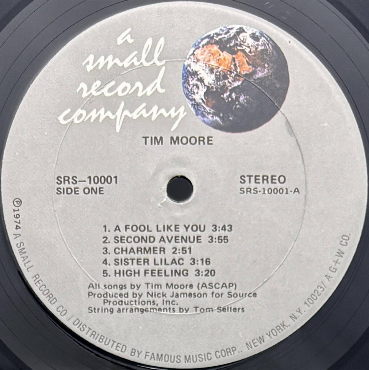 【やや傷や汚れあり】★良品 US ORIG LP★TIM MOORE/1st 1974年 初回SMALL RECORD盤 米国SSW名作 元 ...